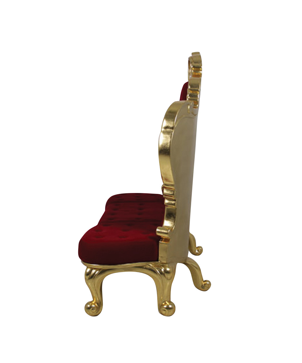 Large Plush Santa Bench – Artistic Holiday Designs