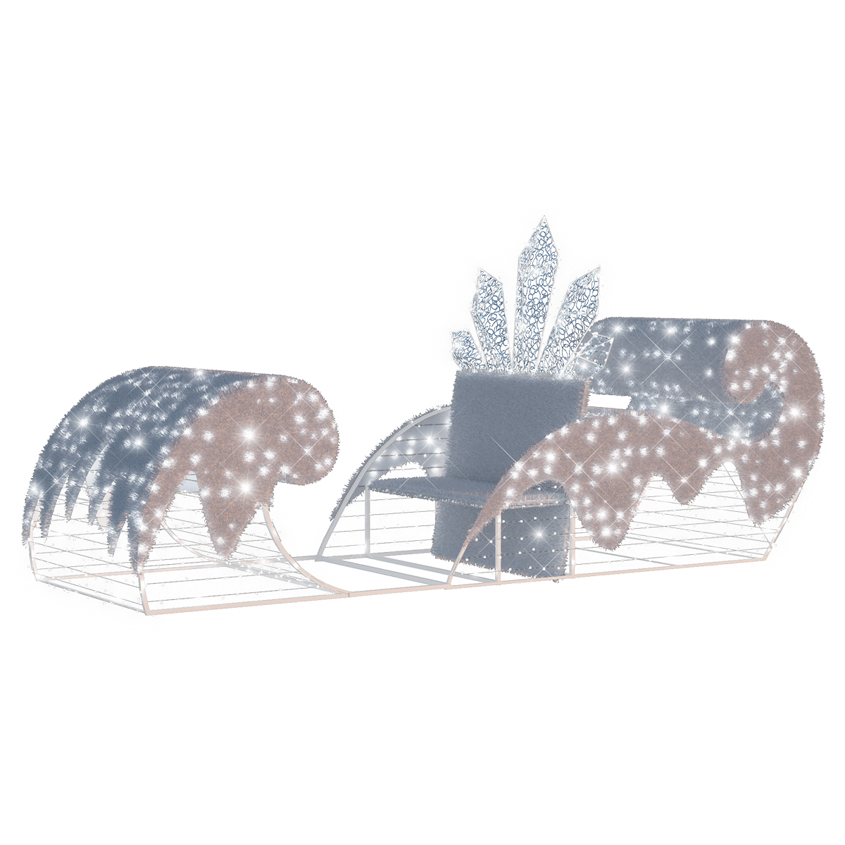 Frozen Sit in Sleigh - 6.13ft