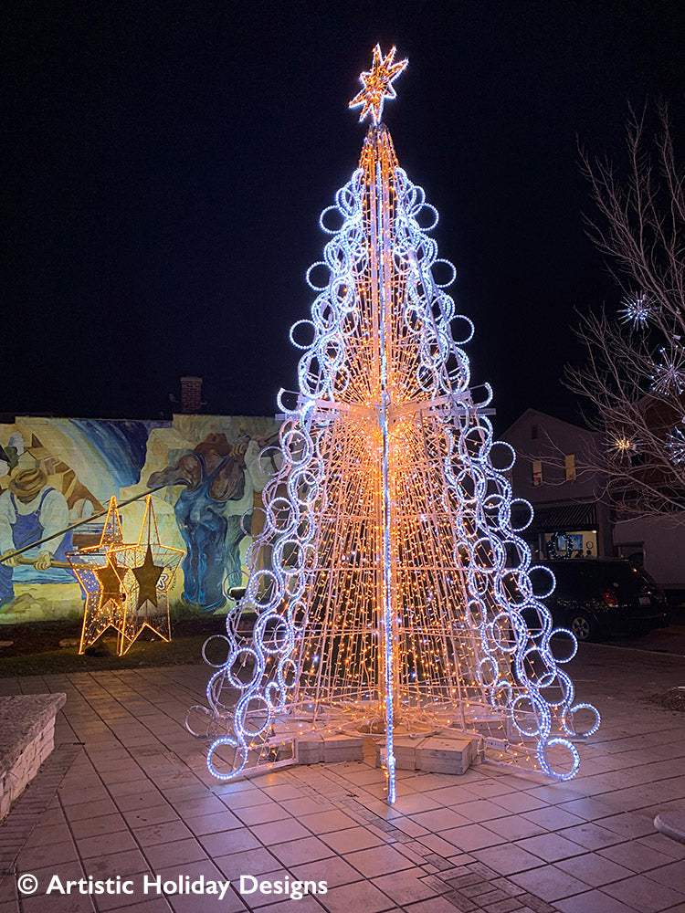 Perle Tree in Gold - 8 panels - 19.68ft