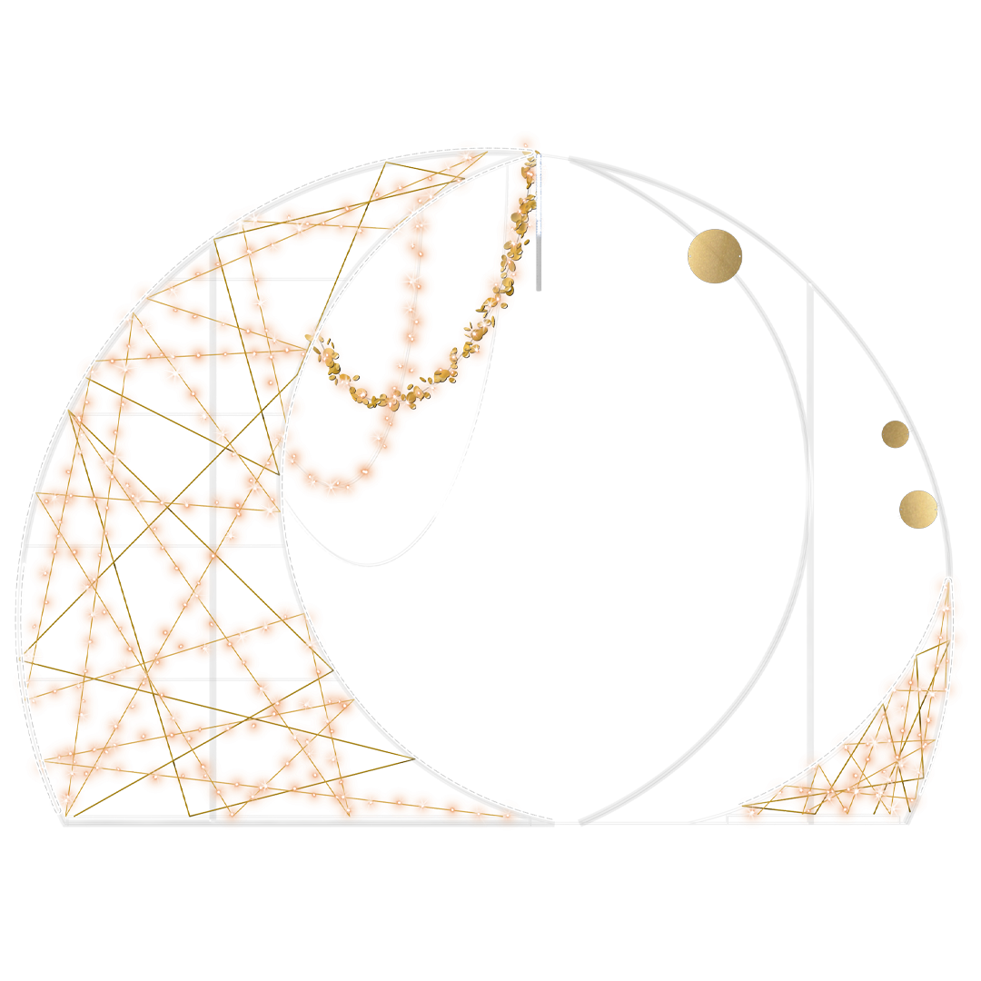 2D Moon Display - 8.2ft